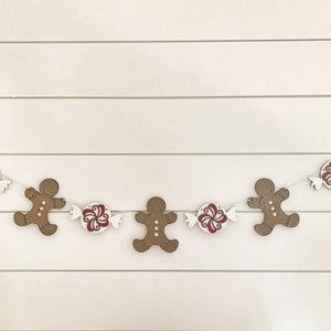 Gingerbread Wood Banner - Etsy