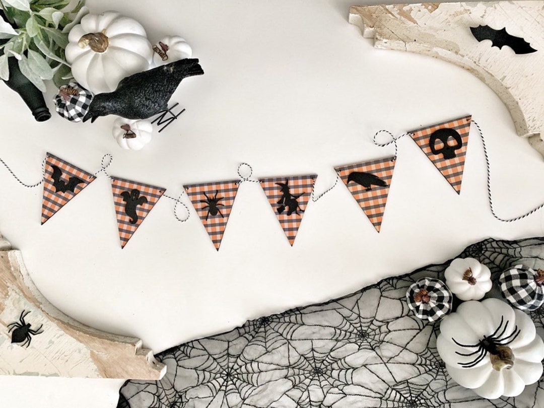 Spooky Halloween Banner Halloween Banner Halloween Garland - Etsy