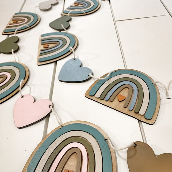 Neutral Rainbow Party Decor - Etsy