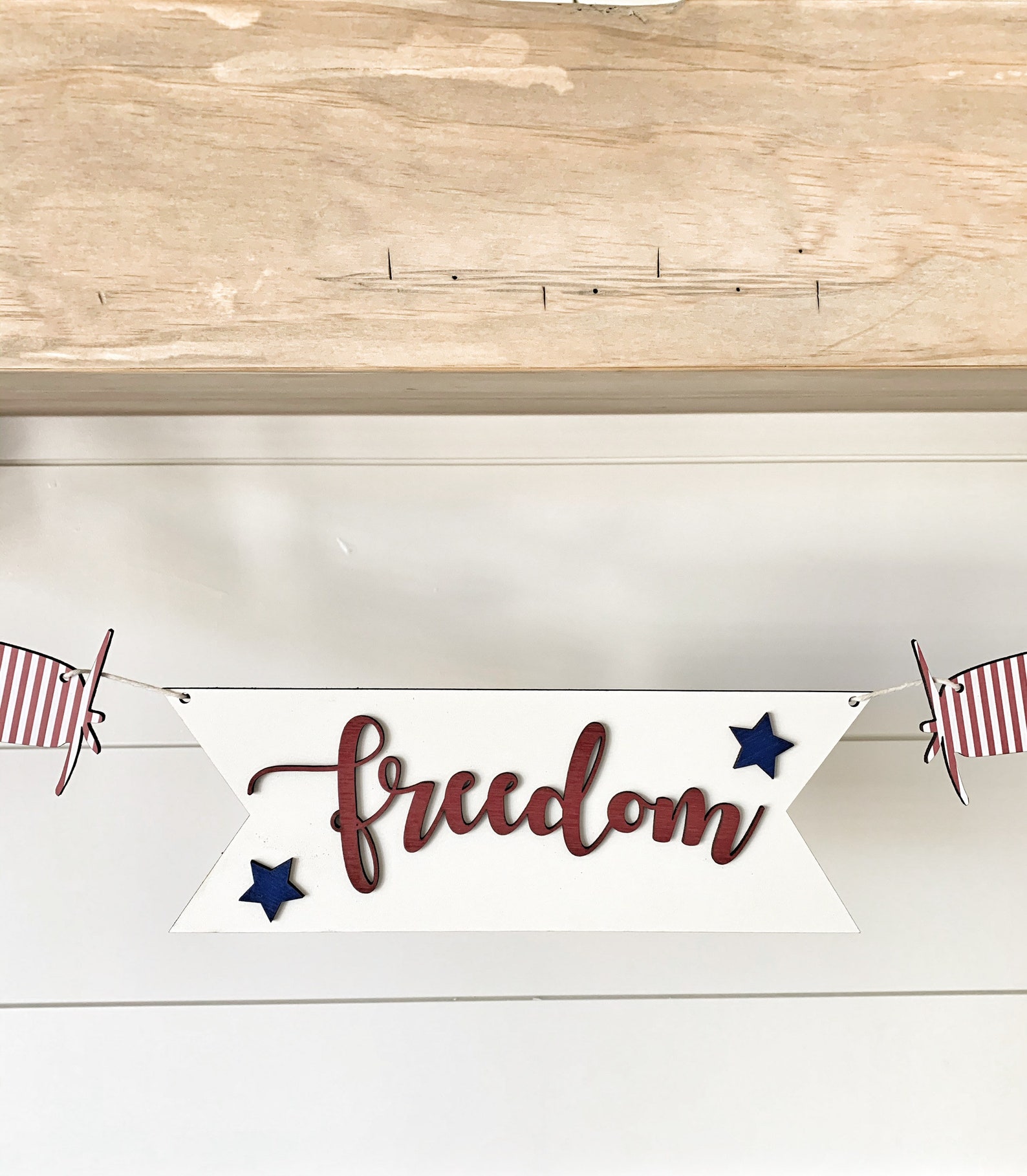 Patriotic Airplane Wood Banner - Etsy