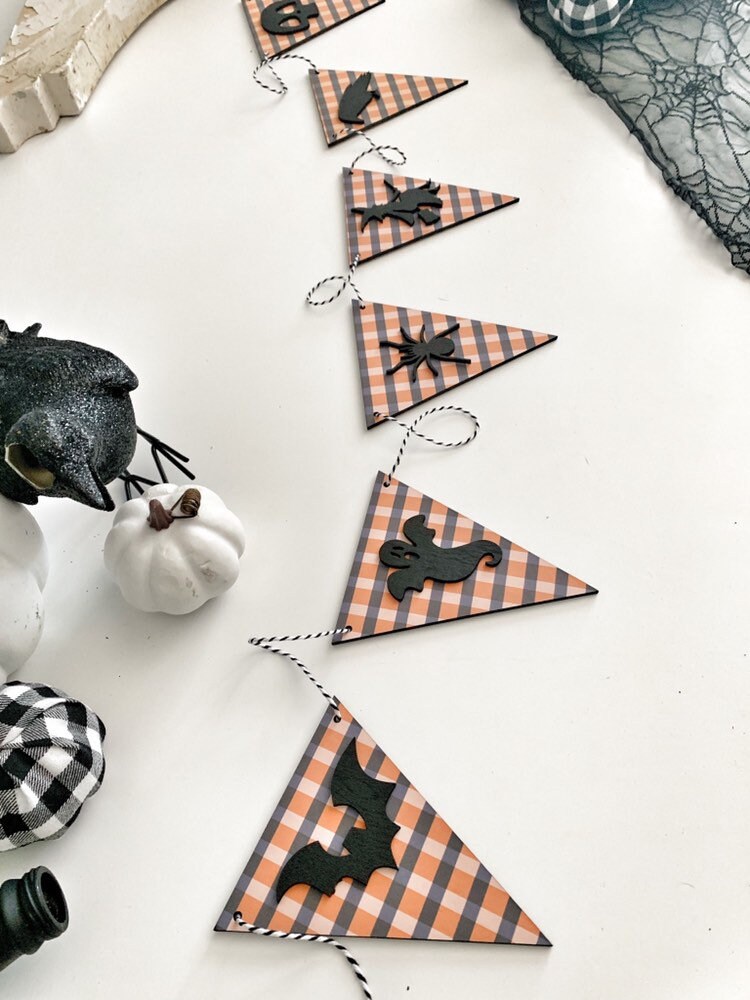 Spooky Halloween Banner Halloween Banner Halloween Garland | Etsy