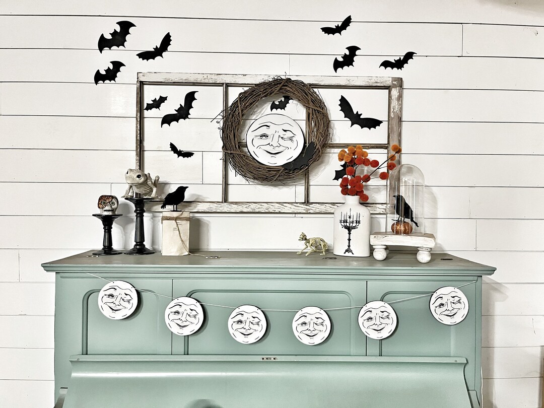 Winking Moon Wood Sign - Etsy