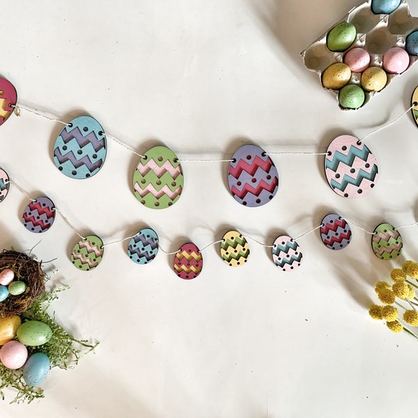 Easter Egg Banner - Etsy