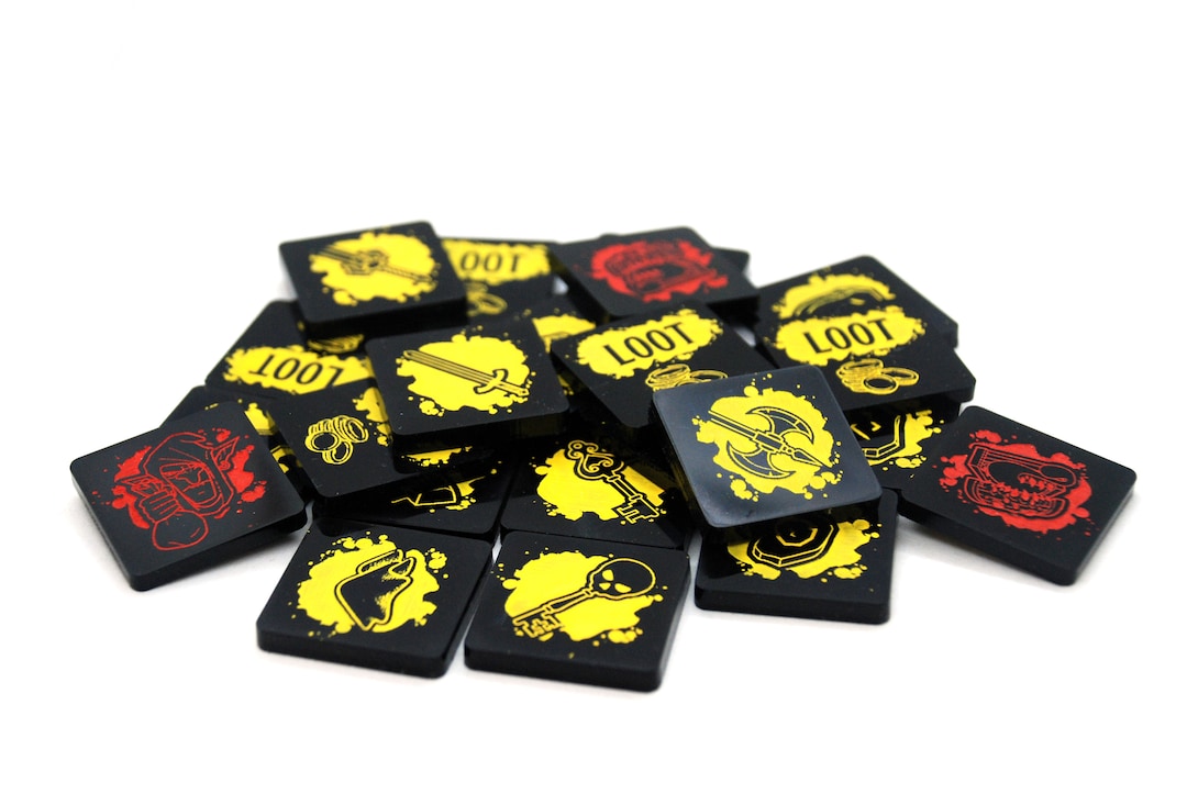 Dnd Onslaught Compatible Loot Token Set - Etsy