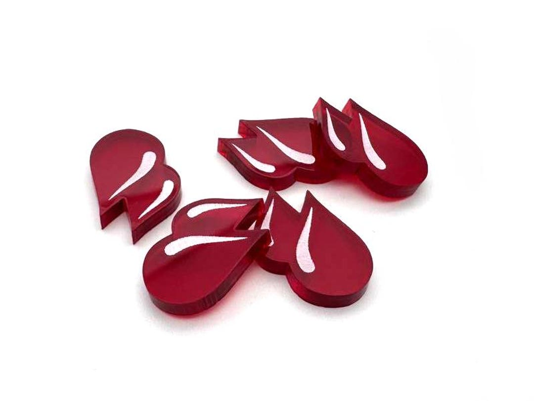 Pack of 5 BLEED Tokens - Etsy