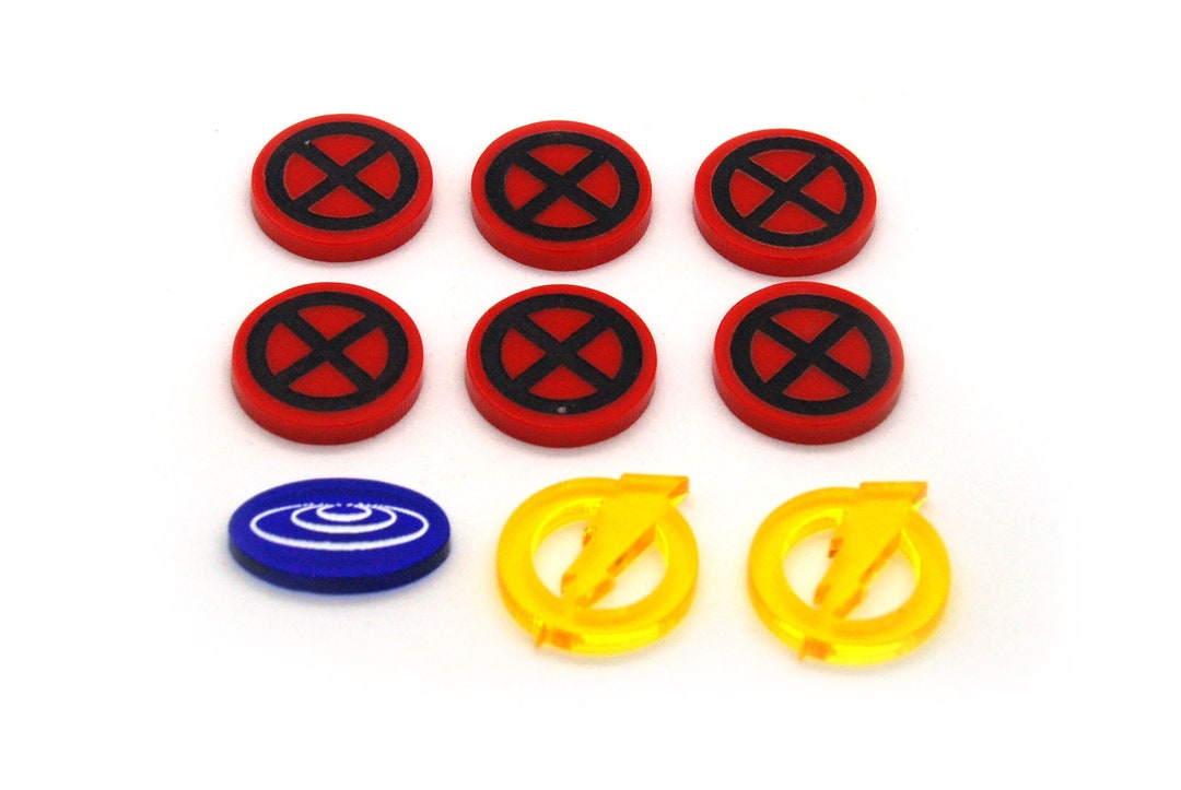Cyclops and Storm Token Set Compatible With Marvel Crisis Protocol - Etsy