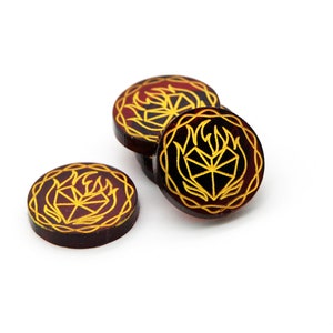 Set of 5 R'hllor Faith Tokens Compatible With A Song of Ice and Fire ...