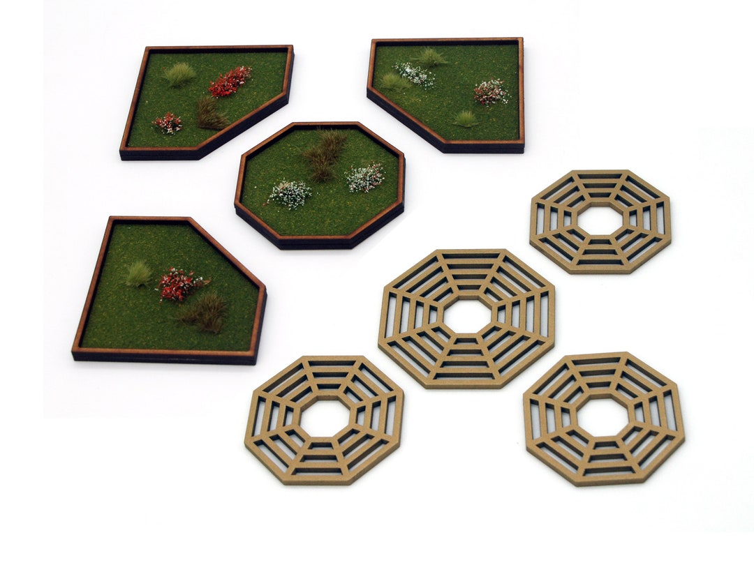 Set of 5 Tree Pits and 5 Gardens Compatible With MCP - Etsy
