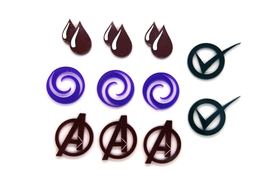 Set of Captain America and Warmachine Tokens Compatible With - Etsy