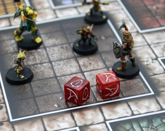 Combat Dice for Use With Heroquest Set of 8 Transparent - Etsy