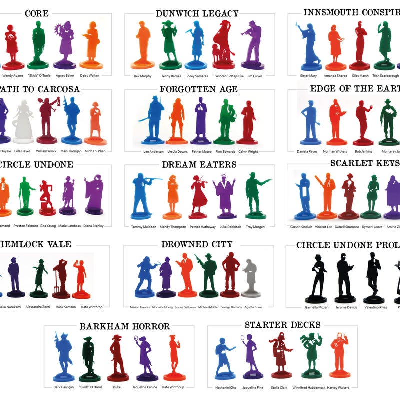 Arkham Horror Lcg Figurines - Etsy Canada