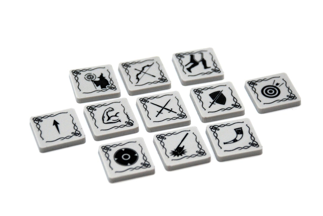 Heroic Action Token Set Compatible With Middle Earth Strategic Battle ...