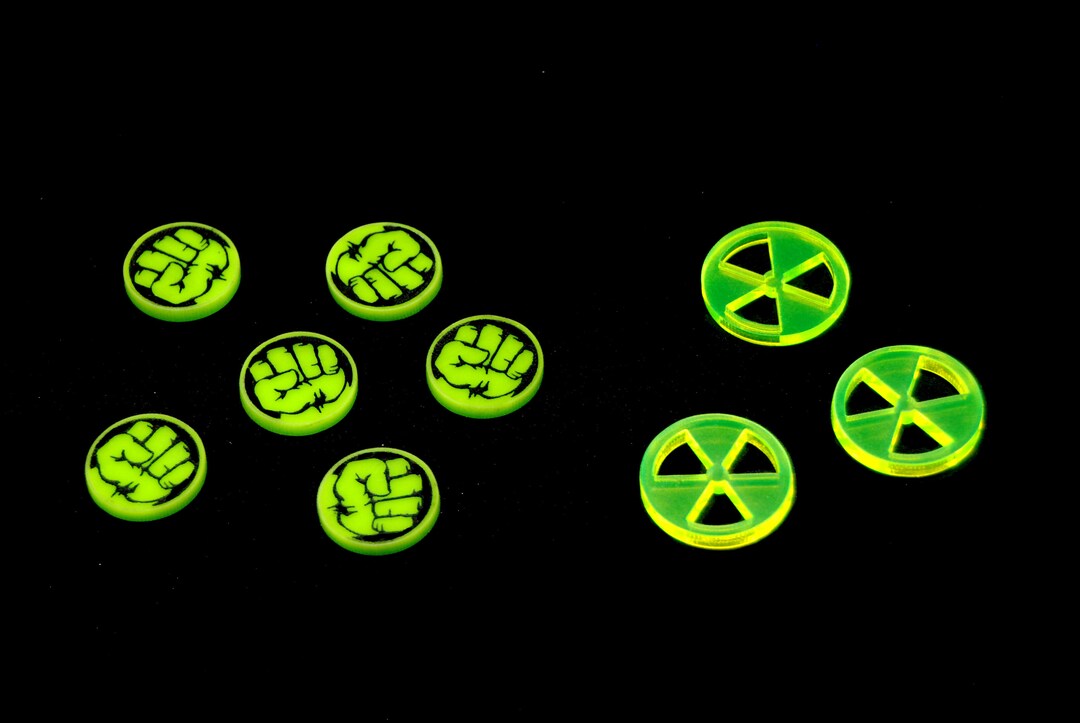 Set of Hulk Tokens Compatible With Marvel Crisis Protocol - Etsy