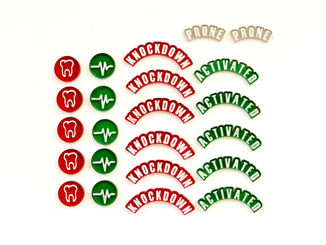 Set of Tokens Compatible With the WALKING DEAD:AOW - Etsy