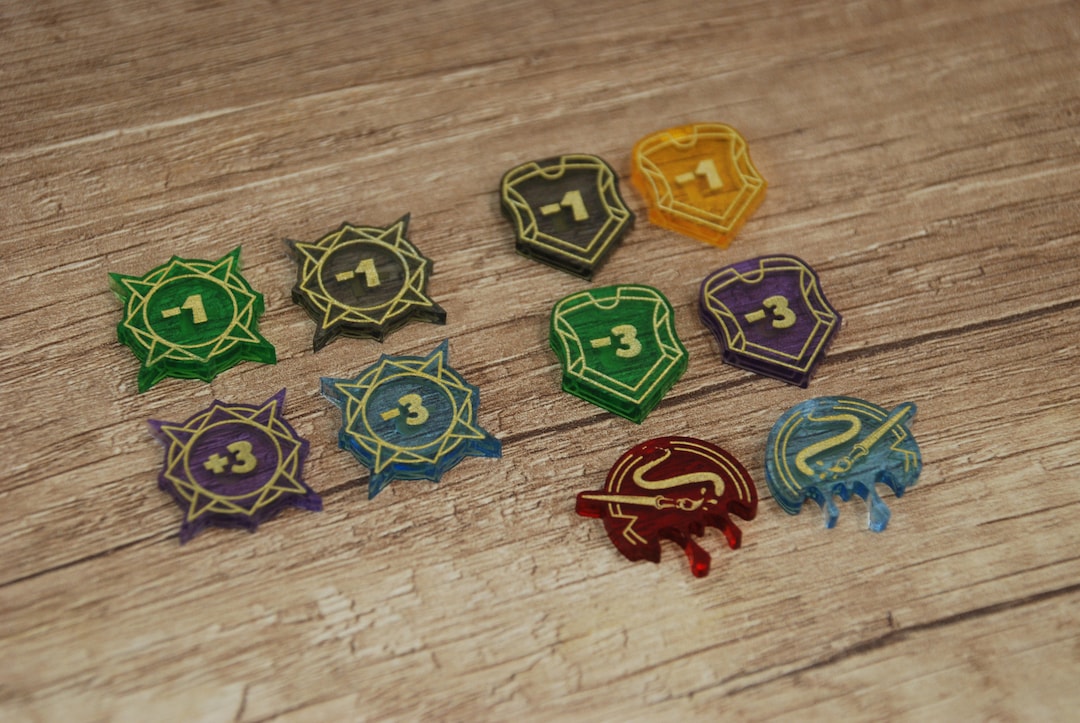 Set of Tokens Compatible With Lorcana TCG - Etsy