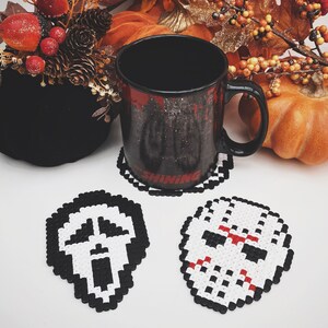 Horror Set of 4 Coasters - Etsy