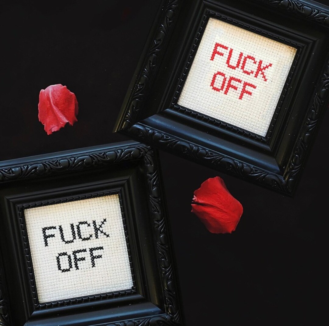Fck off Stitch - Etsy