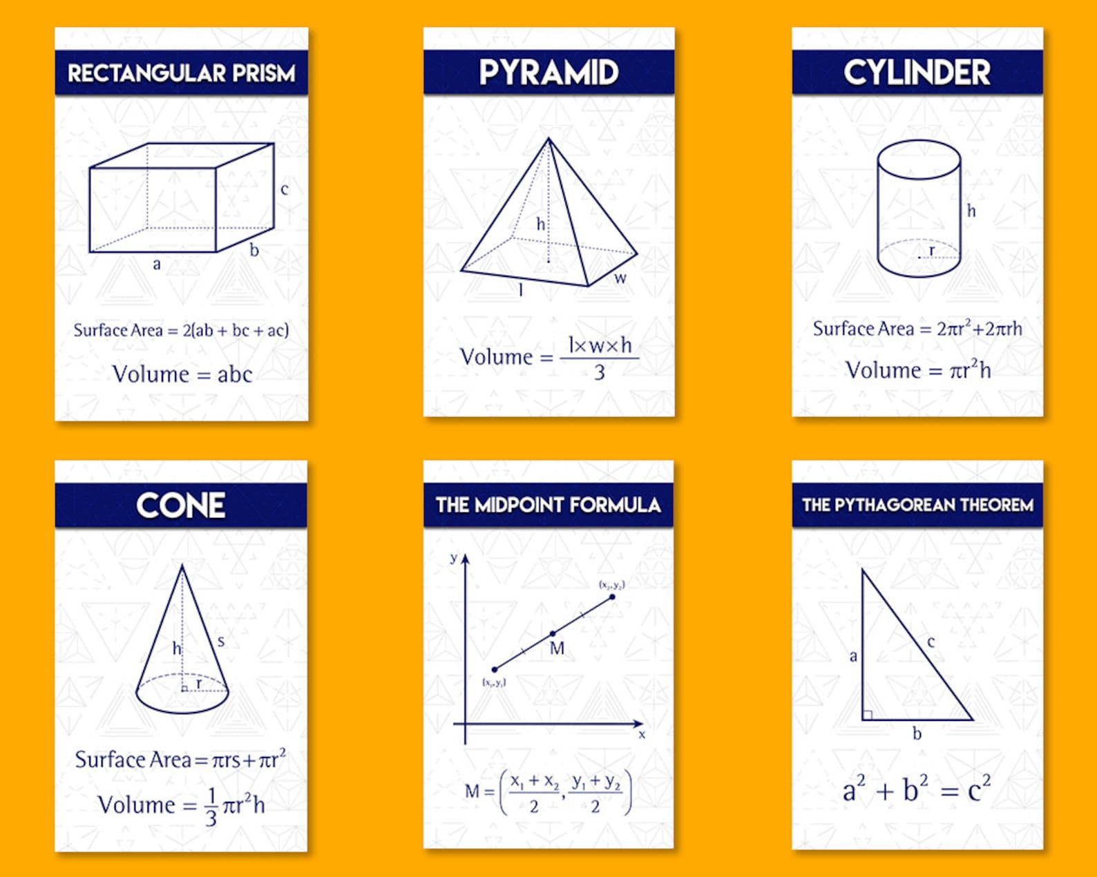45 Algebra and Geometry Posters - Bundle Offer - Etsy