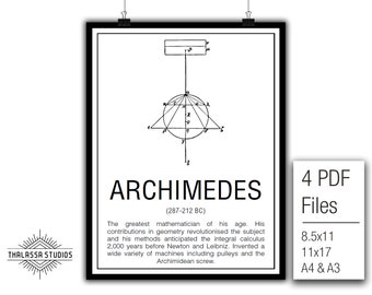 Archimedes Poster - Etsy