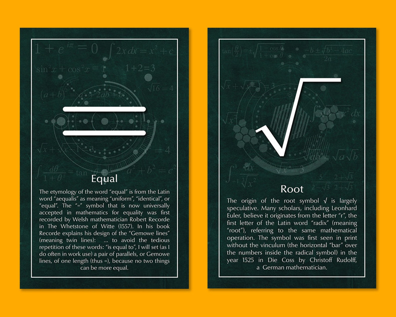 11 Mathematics Signs Posters Bundle Offer PDF - Etsy