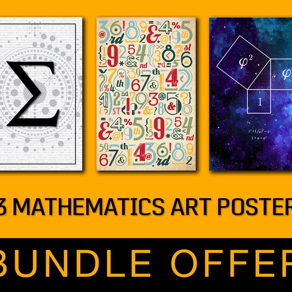 Mathematics Wall Art - Etsy