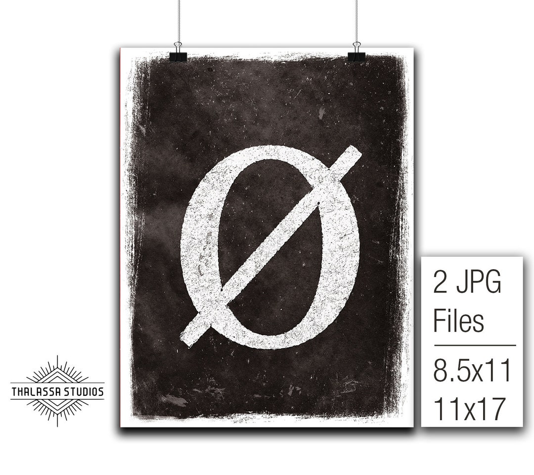 Math Poster, Empty Set, Printable Poster, Maths, Education - Etsy