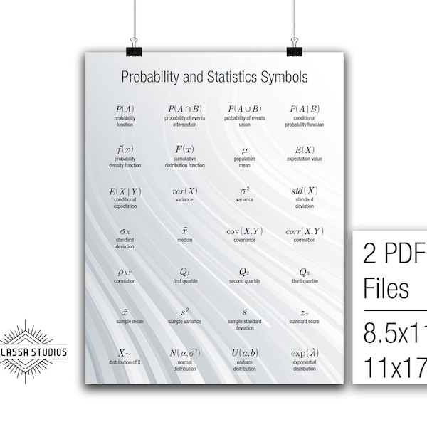 Statistics Poster - Etsy