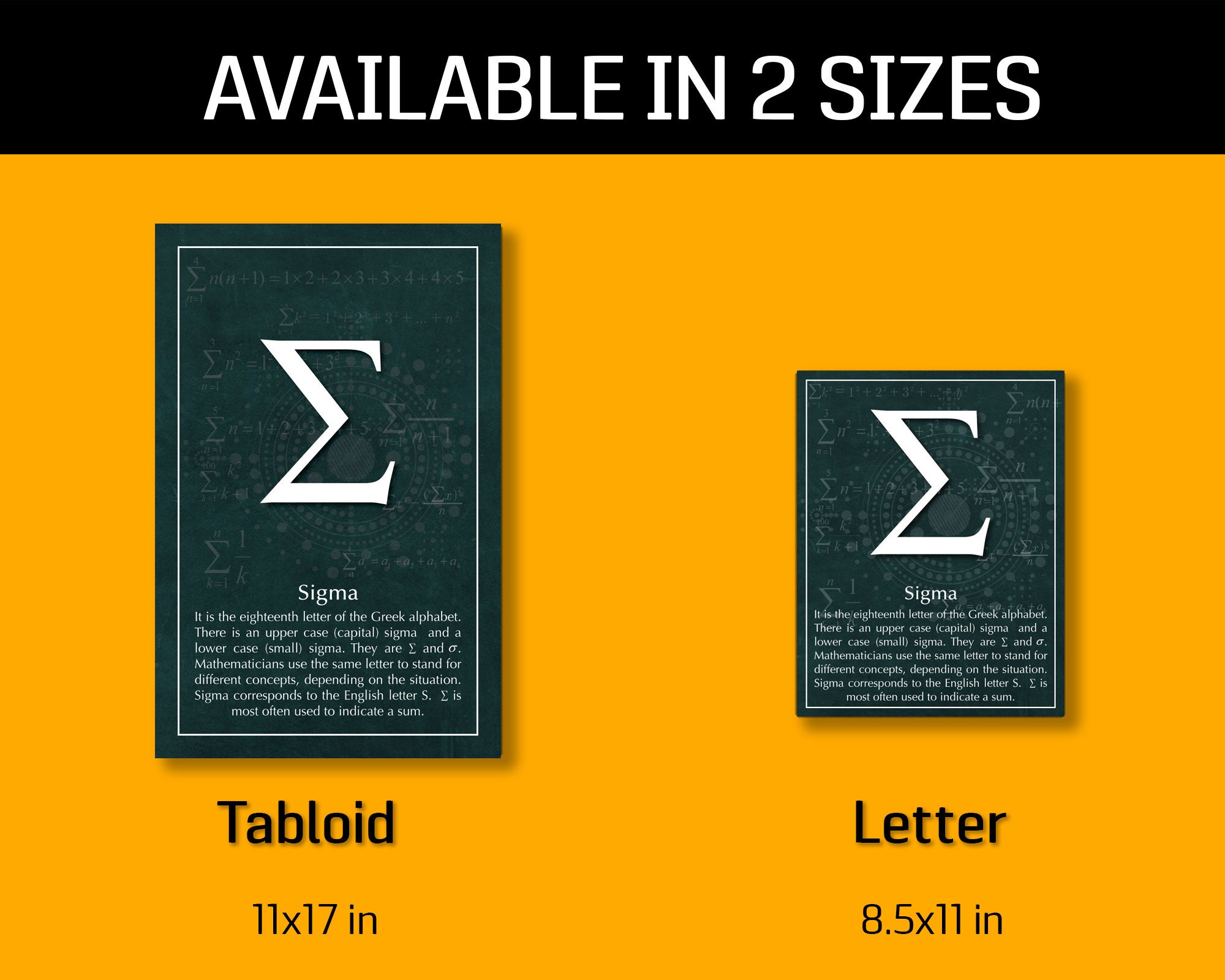11 Mathematics Signs Posters - Bundle Offer | PDF - Etsy