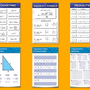 45 Algebra and Geometry Posters - Bundle Offer - Etsy