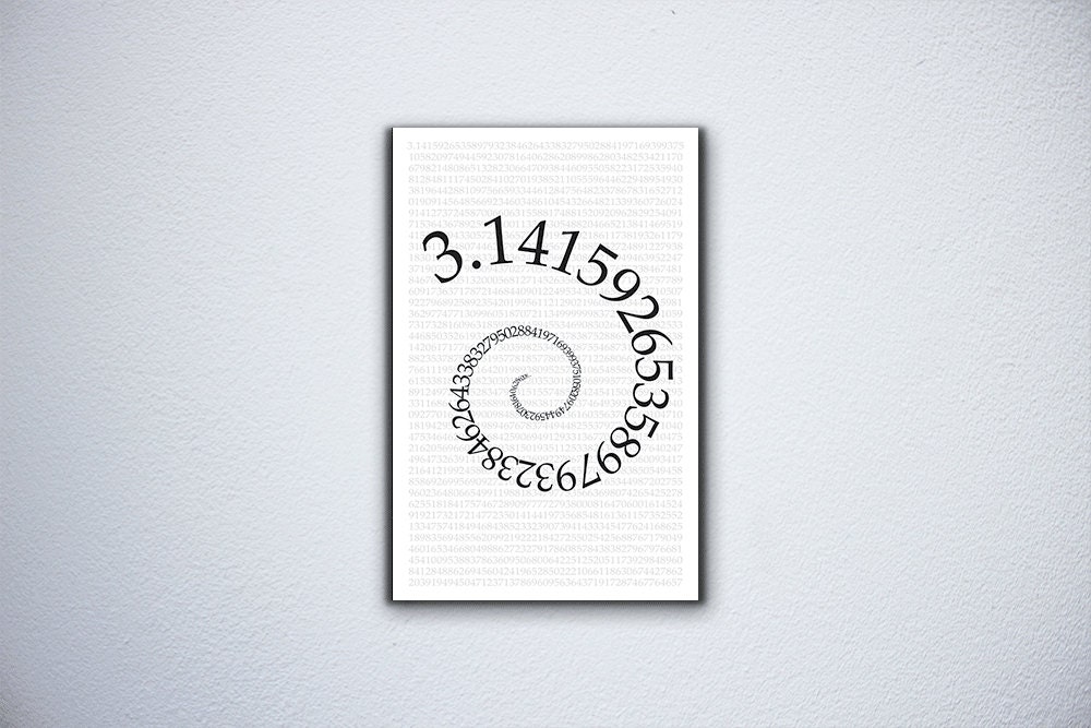 Pi, Printable Poster - Etsy