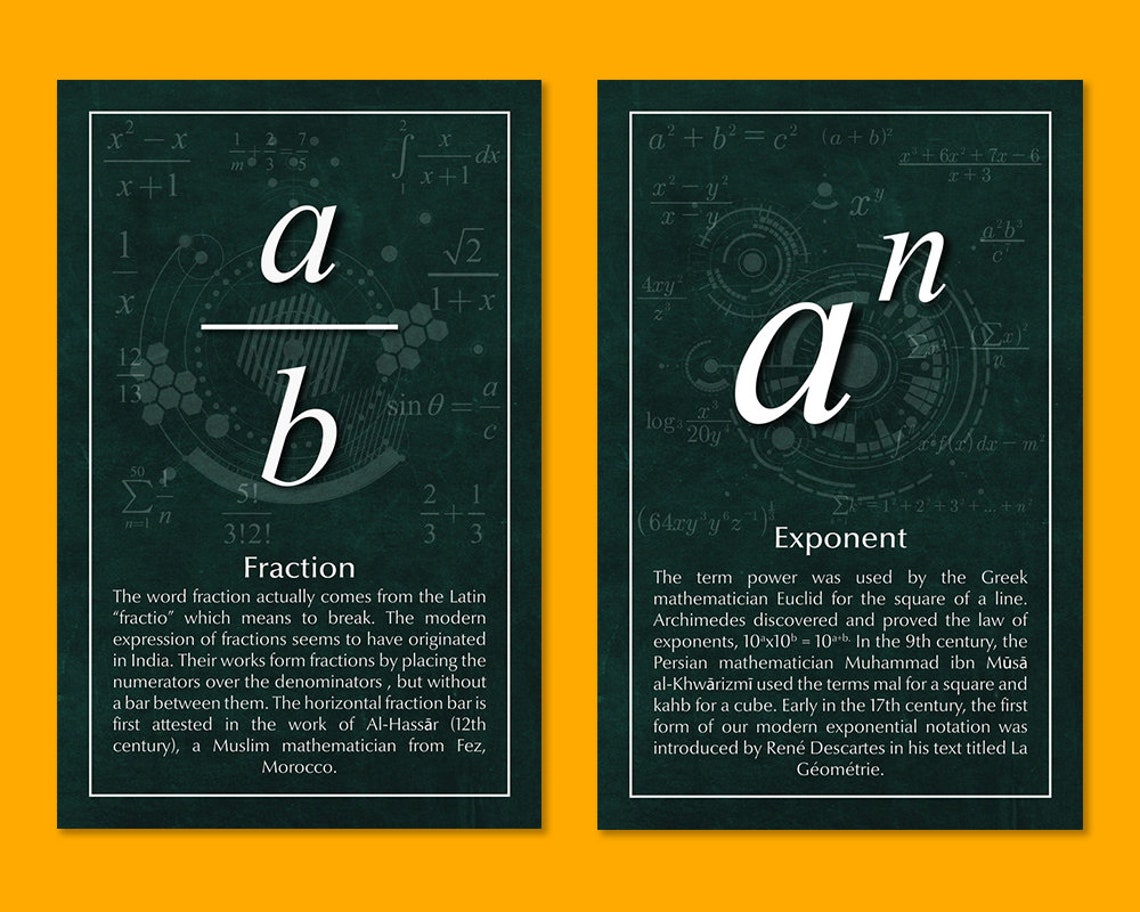 11 Mathematics Signs Posters Bundle Offer PDF - Etsy