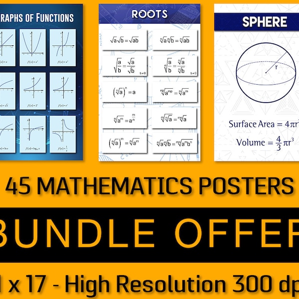 Trigonometry Poster - Etsy