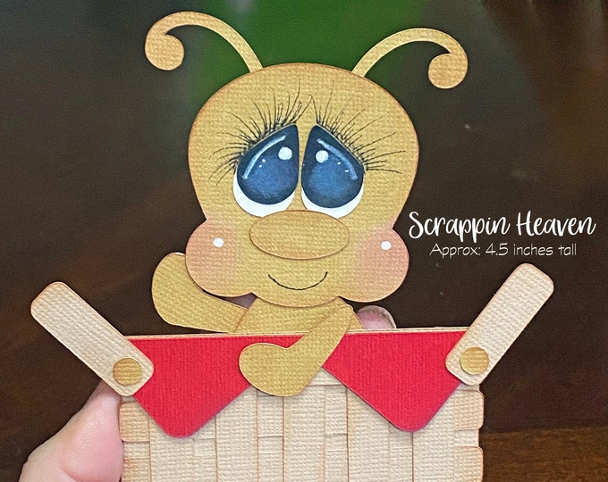 Picnic Basket Ant Outdoors Die Cut, Layered Die Cut, Paper Piecing ...