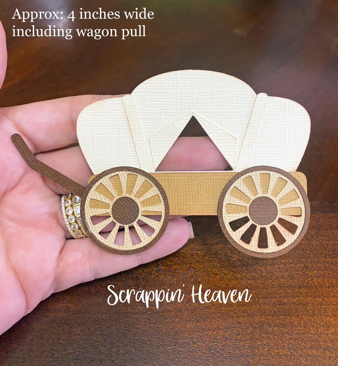 Stage Coach Cowboy Cowgirl Die Cut, Die Cut, Layered Diecut, Paper ...