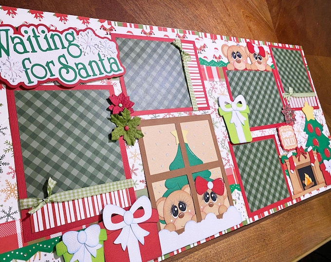 Christmas Scrapbook Layout Christmas Die Cuts Presents Santa Die Cuts ...