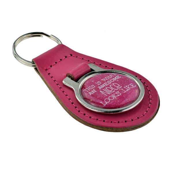Leather Keyring - Etsy