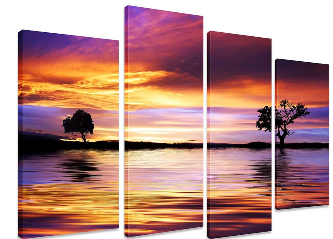 The Colour of Nature Multi Split 4 Panel Canvas Artwork Art - Etsy