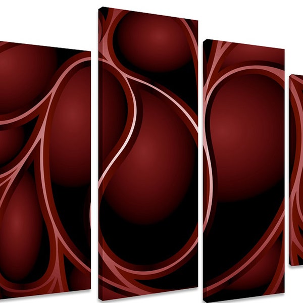 Burgundy Artwork - Etsy