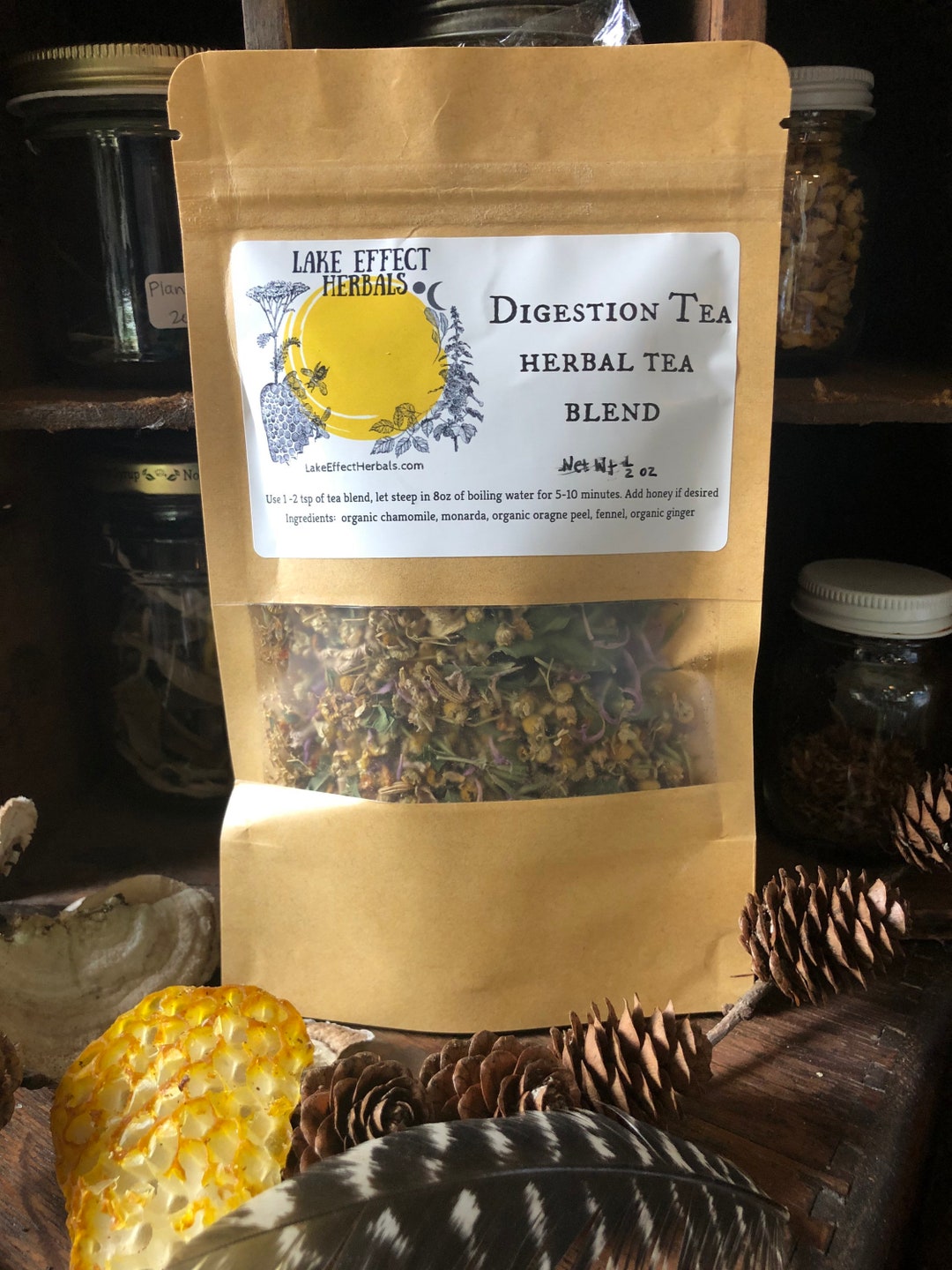 Digestion Tea: Herbal Tummy Tea Blend for Bloating - Etsy