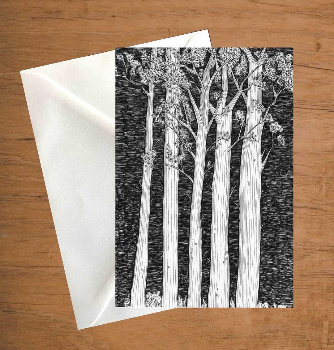 Greetings Card, Art Print Card, Blank Card, Thank You Card, Art Print ...