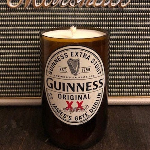 Guinness Candle - Etsy UK