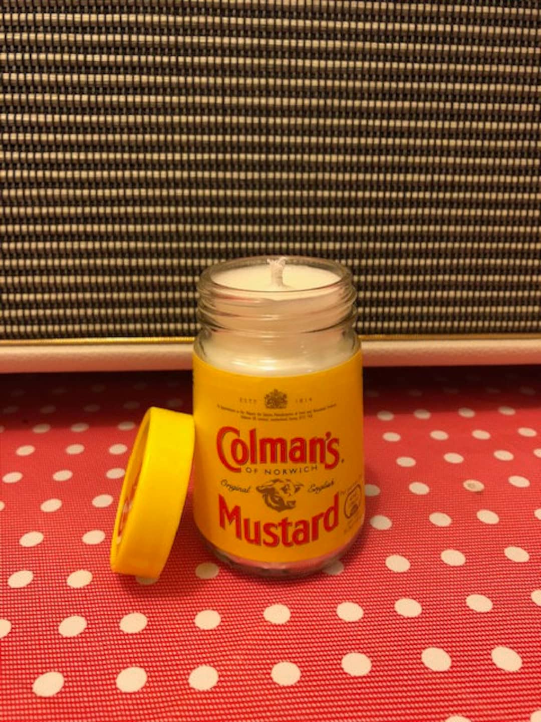 Colman's Mustard Candle - Etsy
