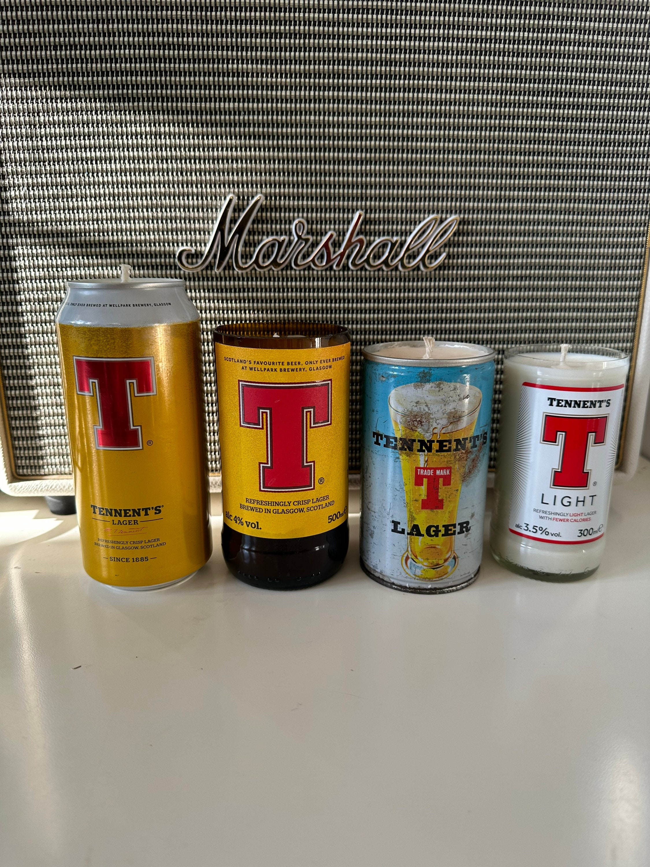 Tennents Lager Beer Bottle Candle - Etsy