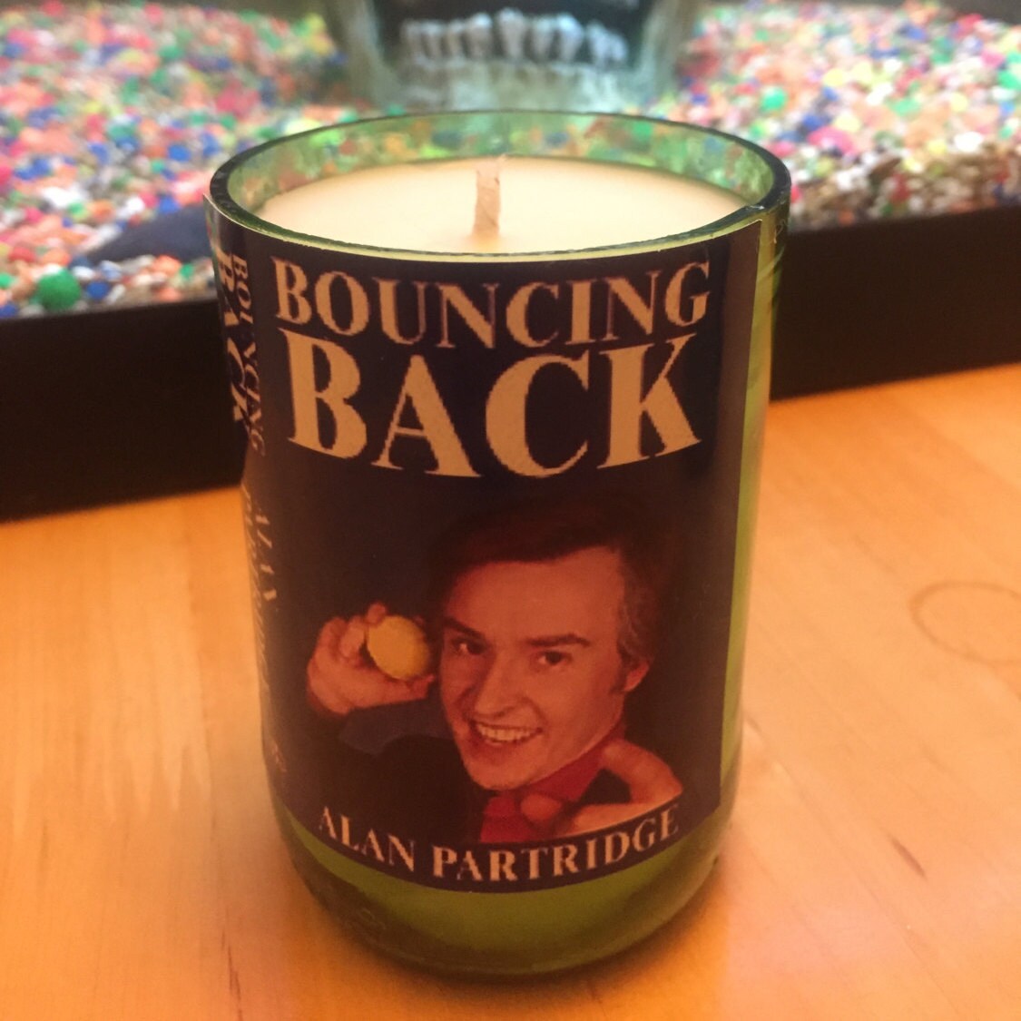 Alan Partridge Candle Bouncing Back | Etsy