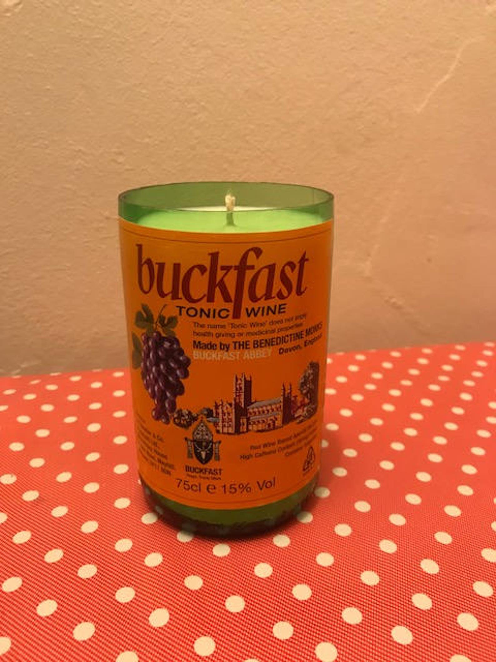 Buckfast Candle - Etsy UK
