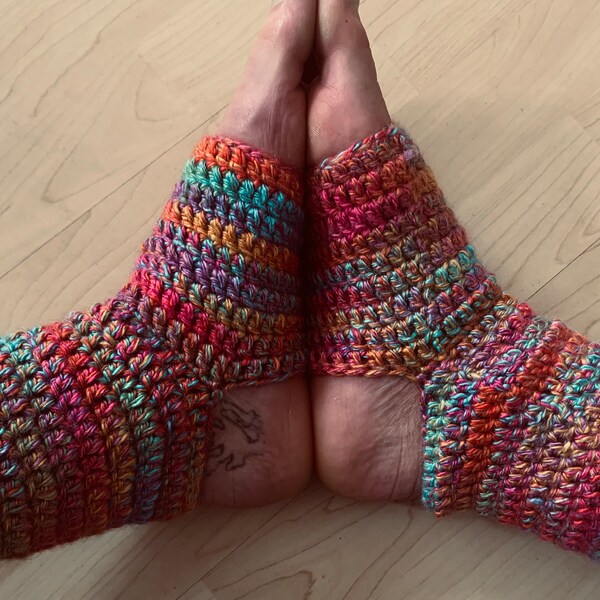 Crochet Yoga Socks - Etsy
