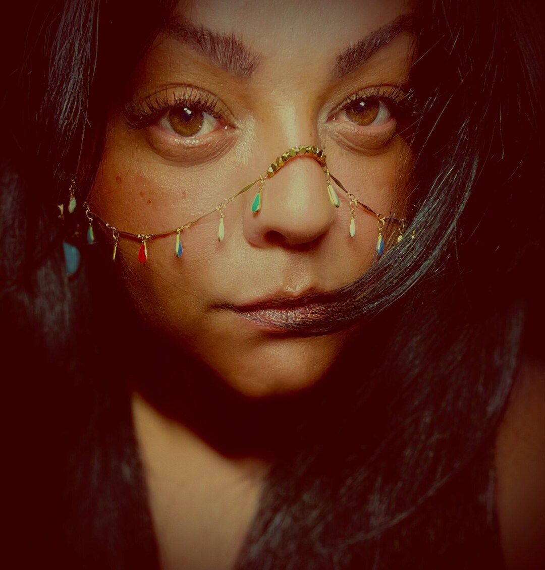 Nose Bridge, Face Jewelry, Wedding Jewelry, Festival Jewelry, Burning ...