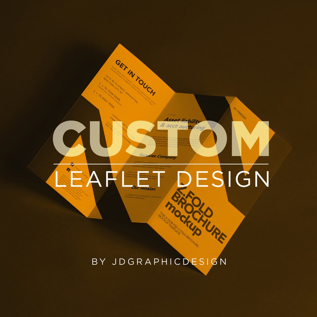 Custom Leaflet Design - Etsy