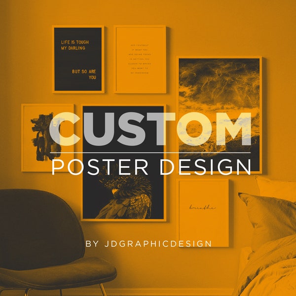 Custom Poster Design - Etsy Custom Poster Design - Etsy