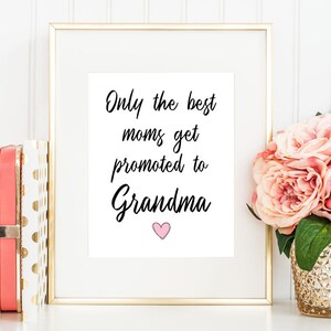 Mothers Day Gifts for Grandma, Mother's Day Printable, Gifts for Mom ...